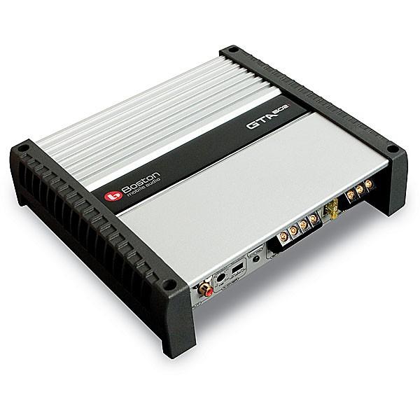 Boston 2chパワーアンプGTA-502です。●定格出力（4Ω）:50W×2（4Ω）， ●定格出力（2Ω）:80W×2（2Ω）， ●定格出力（1Ω）: ●定格出力（4Ωブリッジ）:160W×1（4Ωブリッジ）， ●定格出力（2Ωブリッ...