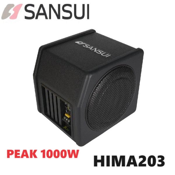 「高品質・高信頼性」をモットーにしてきた日本のブランド SANSUI アンプ内蔵 20cm（8インチ）の純正ウーハーBOX HIMA203です。瞬間最大（PEAK）：1000W, 定格出力（RMS）：100W, 周波数特性：40Hz〜150...