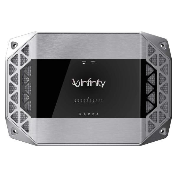 Infinity Kappaシリーズ D Class 1ch パワーアンプKappa K600です。最大出力（Peak）：1500W, 定格出力：600Wx1（2Ω）,380Wx1（4Ω）,S/N（@1W@ 2Ω)：>80dB,周波数...