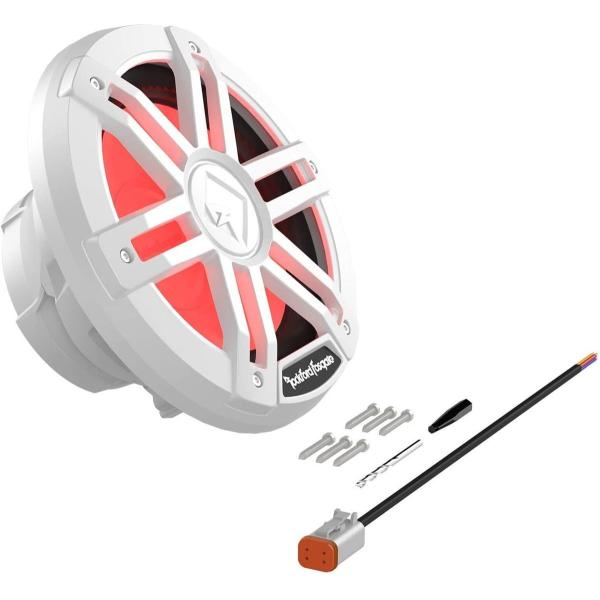 Rockford 20cm (8インチ) M1マリーングレードサブウーハー M1D4-8です。●仕様:8inch (20cm) 4ΩDVCマリーングレードサブウーファー ●最大入力:600W ●定格入力:150W ●公称インピーダンス:4Ω...