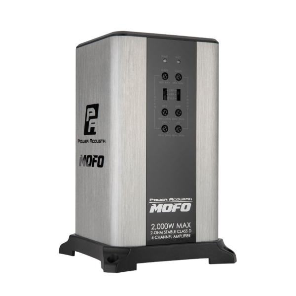 アメリカ人気のPower Acoustik（パワーアコースティック）MOFOシリーズ Class D 4chパワーアンプ MOFO4-2KDです。最大出力 : 2,000W, 定格出力 : 100W×4ch (4Ω) 、150W×4ch (...