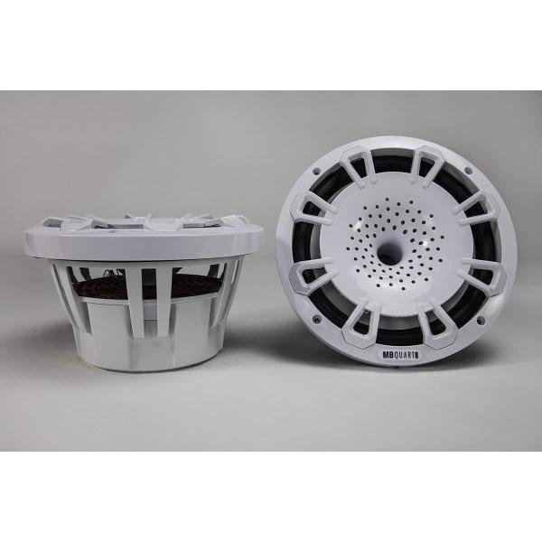 MB Quart マリーン/パワースポーツ用の20cm(8インチ)ハイエンドコンプレッションホーンスピーカー NH1-120W(白色/ペア)です。●瞬間最大入力：180W,●定格入力：90W,●能率:92dB,●再生周波数帯:20Hz〜24...