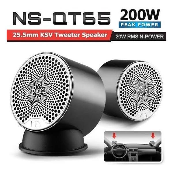 音楽の感動を世界の人々に伝える日本が誇る高品質ブランドNakamichi 25mm KSV ツイーターシステム NS-QT65（ペア）です。瞬間最大入力：200W,定格入力：20W、能率：89dB±3dB,再生周波数帯：270Hz〜20KH...
