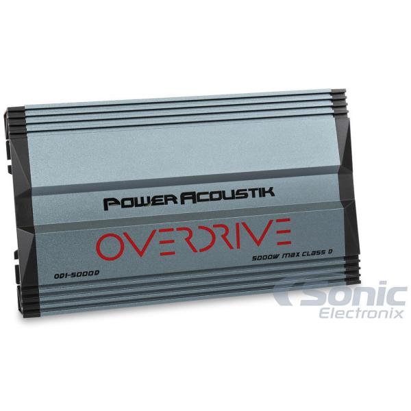 アメリカ人気のPower Acoustik(パワーアコースティック)Overdriveシリーズ D Class 1chパワーアンプ OD1-5000Dです。最大出力:5,000W,定格出力:800W×1ch(4Ω)、1,300W×1ch(2...