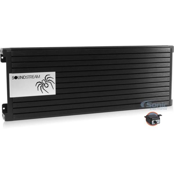 Soundstream Picasso (ピカソ）シリーズ Class D 1-ch パワーアンプ PA1.5000Dです。最大出力：5000W, 定格出力：1ch x 1100W (4Ω);1ch x 1750W (2Ω),1ch x 2...