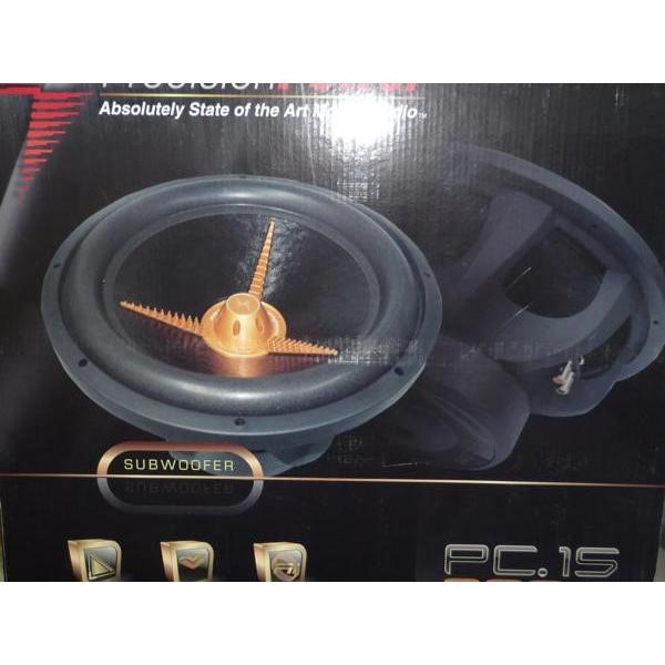 最新のPrecision Power (PPI) POWER CLASS シリーズ 38cm (15"インチ) サブウーハーPC.15です。  定格入力：900W，最大入力(Peak)：1800W，出力音圧レベル：87ｄB，インピーダンス：...