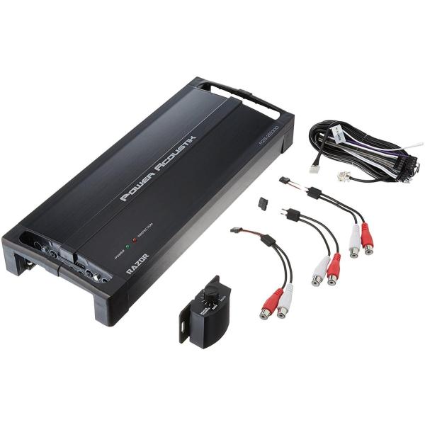 アメリカ人気のPower Acoustik（パワーアコースティック）超小型 RAZORシリーズ Class D 5chパワーアンプ RZ5-2500Dです。最大出力：2,500W,定格出力：100W×4ch+400W×1ch（4Ω）、150...