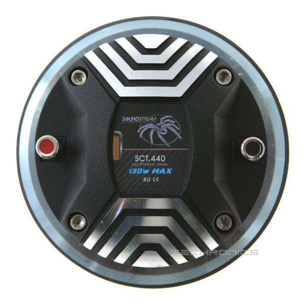 Soundstream Pro Audio 1"(25.4mm)コンプレッションツイーター(Compression Tweeter) SCT.440です。●最大入力：130W, ●定格入力：65W, ●公称インピーダンス：8Ω●周波数特性：...