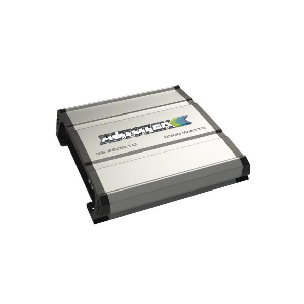 アメリカのオートテック(AUTOTEK)Super Sportシリーズ 1ch D Class パワー最新型 SS2500.1Dです。●仕様：1chパワーアンプ ●定格出力：675W×1ch(4Ω),1250W×1ch(2Ω),2500W×...
