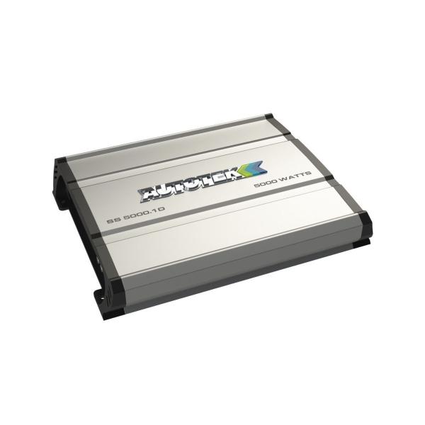 アメリカのオートテック(AUTOTEK)Super Sportシリーズ 1ch D Class パワー最新型 SS5000.1Dです。●仕様：1chパワーアンプ ●定格出力：1250W×1ch(4Ω),2500W×1ch(2Ω),5000W...
