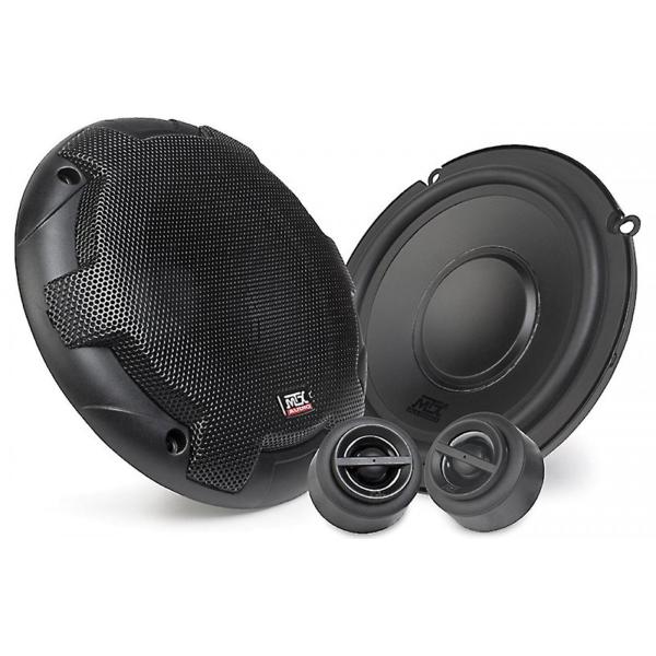 世界中から絶大な支持を集めるカーオーディオのトップブランドMTX 16.5cm(6.5") 2-WayコンポーネントスピーカーTERMINATOR65です。●仕様：16.5cm2wayコンポーネントスピーカー●定格入力：45W●最大入力：9...