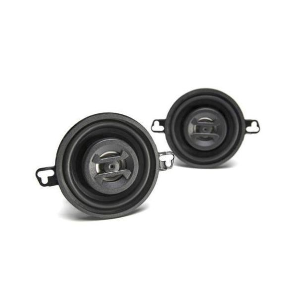 アメリカ人気のハイフォニックスHIFONICS 8.9cm(3.5インチ)2-WayコアキシャルスピーカーZS35CX(ペア)です。瞬間最大入力：125W,定格入力：25W,再生周波数帯：80Hz〜20KHz,インピーダンス：4Ω,能率：8...