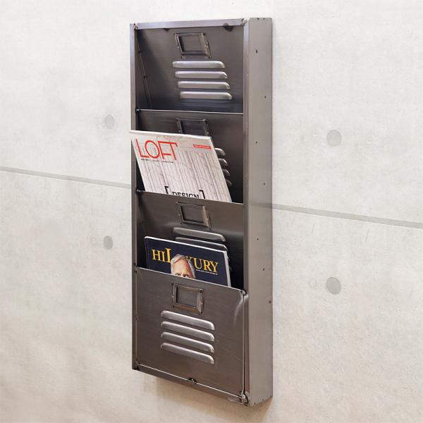 ■特長・話題の男前インテリアで斬新なデザインのレターラック・ヴィンテージな雰囲気なので飾るだけでもインテリア性あり・ブルックリンテイストのお部屋には相性バツグン■サイズW30×D6×H70cm■重量2.4kg■素材鉄■注意事項・重量があるの...