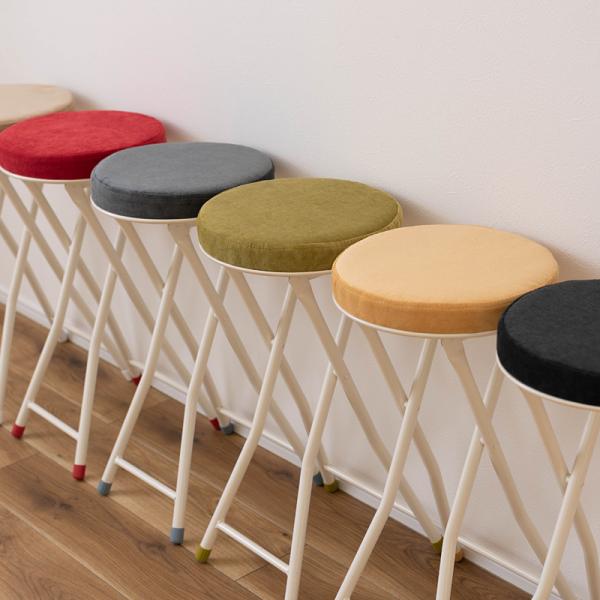 ■特長・折りたたみスツールのハイタイプ・折りたたみ式なので省スペースに収納可能・カウンターや高めのテーブルなどにピッタリ■サイズW30×D31.5×H60cm■重量2.0kg■素材スチール(粉体塗装)、ポリエステル