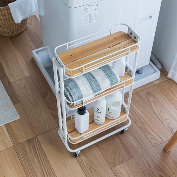 ■特長ヴィンテージやガレージテイスト、アウトドアリビング等の様々な空間に溶け込むカラーリング。隙間に収まる幅20cmタイプ。キッチンやランドリーなど、場所をとらない省スペーススリムタイプです。■サイズW445×D200×745mmカゴ内寸：...