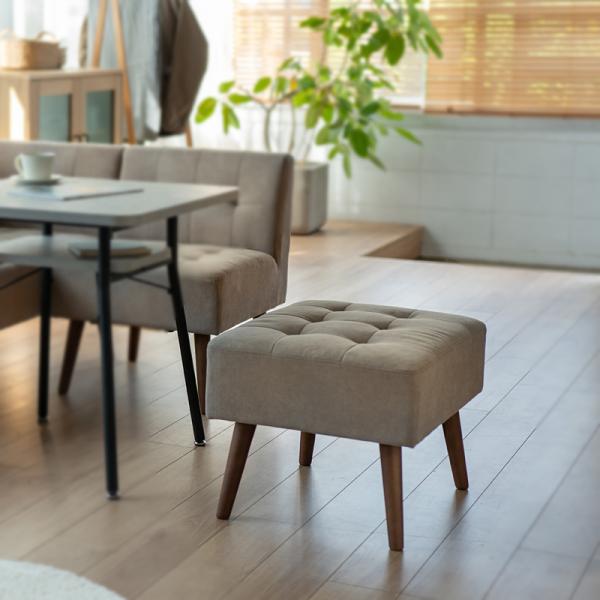 ■サイズW560×D480×H420mm■重量6kg■素材張地：ポリエステル100%脚：天然木（ラバーウッド）塗装座：ウェービングテープ、Sバネ■機能脚を外してロータイプで使用可能※ロータイプ時：W560×D480×H190mm■耐荷重80kg