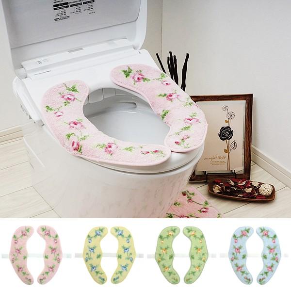 シルキータッチのサラッとした肌ざわりで、長時間座って居たくなるような、優しい座り心地の便座カバーです。ローズデザインはフェミニンで優しい雰囲気になるので、トイレを落ち着きある空間にしたい方におすすめです。便座に乗せて、裏でマジックテープを留...
