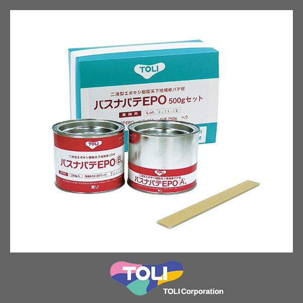 ユニットバス等、FRP樹脂下地不陸調整、補修材です。セット内容・A液250g・B液250g・混合用ヘラ素材二液型エポキシ樹脂備考・使用量の目安：20m（幅5mm×塗布厚2mm）・火気厳禁（A液・B液を充分に混合）適用製品・バスナフローレ・バ...