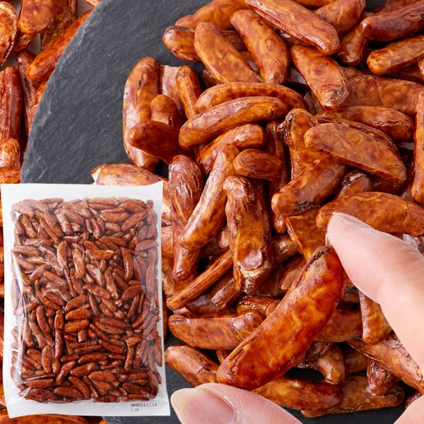 ■原材料名もち米（タイ産）、醤油、たんぱく加水分解物、砂糖、唐辛子/増粘剤（加工デンプン）、カラメル色素、調味料（アミノ酸等）、甘味料（カンゾウ抽出物）※一部に小麦・大豆を含む■内容量400g■賞味期限製造日より常温180日約60日〜180...