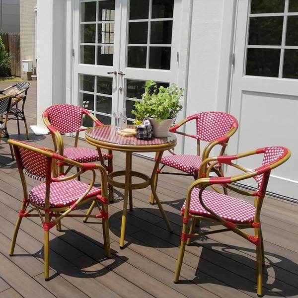 自宅がパリのオープンカフェに。新婚旅行で行ったヨーロッパの街並み。雑誌で見かけた素敵なカフェ。「あの雰囲気を再現するにはどうしたらいいんだろう」そんな風に考えている方も多いのではないでしょうか？日本にはなかなかない形とカラーリングは、カフェ...