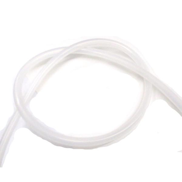 このシリコーンチューブは、柔らかく、弾力性に富み、ねじれに強く、変形がありません50ｃｍ単位でカットします（2個ご注文なら100cmとなります）使用温度範囲：-60度〜200度伸長率：200%〜300%