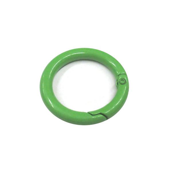 サークルカラビナは、お手持ちのフィッシングアクセサリーをDカンやベルトループなどにスマートに接続できる丸型カラビナです。用途によって色分けするなど様々な使い方が可能です。(1個の価格です）サイズ:W34×H34mm　線経:4.5mm　自重:10g