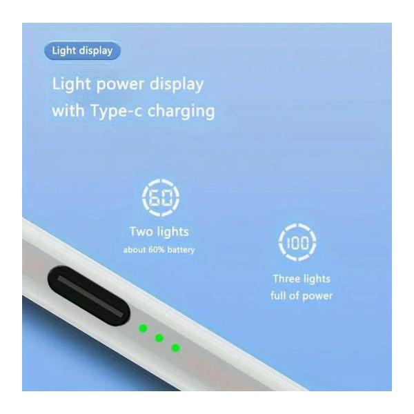 USB Type-c充電式(ケーブル別売り)頭部をタッチするだけでスイッチオン2回タッチするとオフになります30分でオートオフとなります