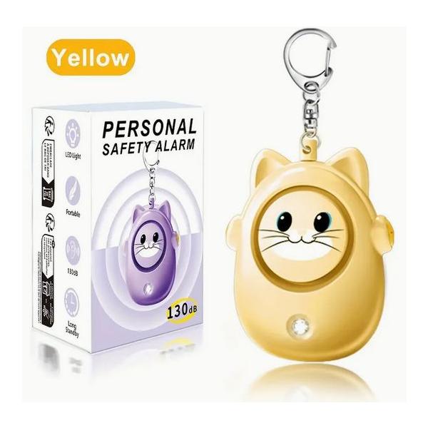 130デシベルの大音量防犯ブザーチェーンを引っ張ると音が鳴ります戻すと音がやみますLR44x3(テスト用電池付属)