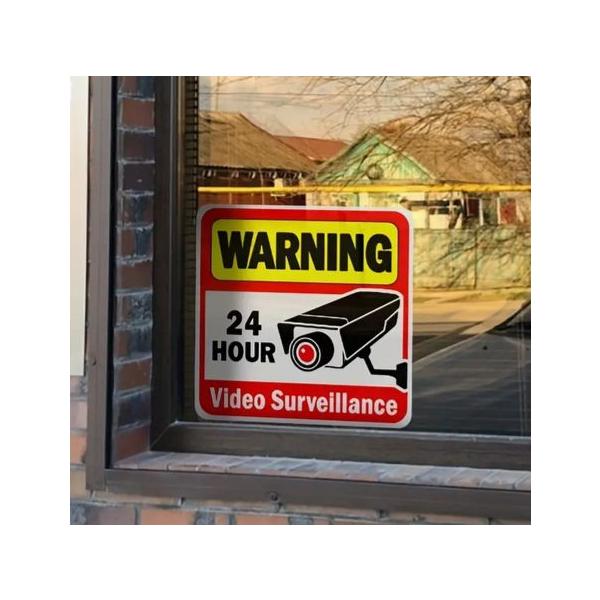 防犯カメラ警告ステッカーです