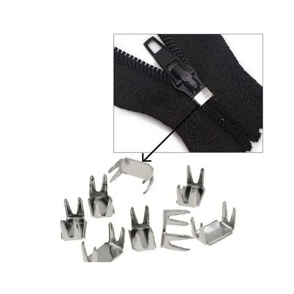 ペンチなどでかしめて取り付けてください