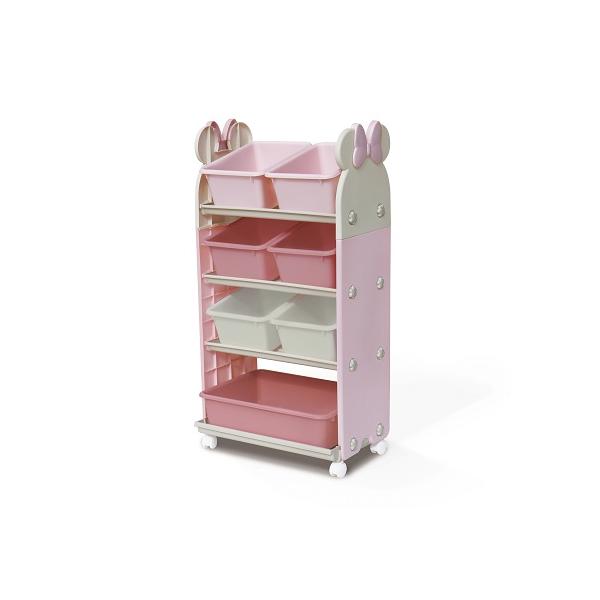 タテ型ラック式おもちゃ箱●お片付けが楽しくなるかわいいデザイン●自在キャスターで移動も楽々●キュートなカラーの収納ボックス付き●本棚や靴箱としても使える●組立式サイズ:W500×L325×H950mm重量:5250g材質:本体ポリプロピレン...