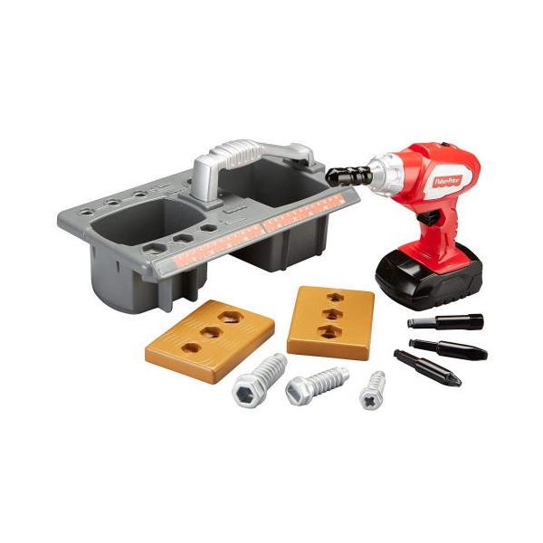 本格的アクション＆サウンドで、はじめてのDIYごっこ！2つの木材にネジを差し込んで、ドリルで留めよう！本物みたいなかっこいいサウンド！遊びの可能性が無限に広がります。必要なのは、お子さまの想像力とドリルだけ。ビットもネジも本物そっくり！正回...