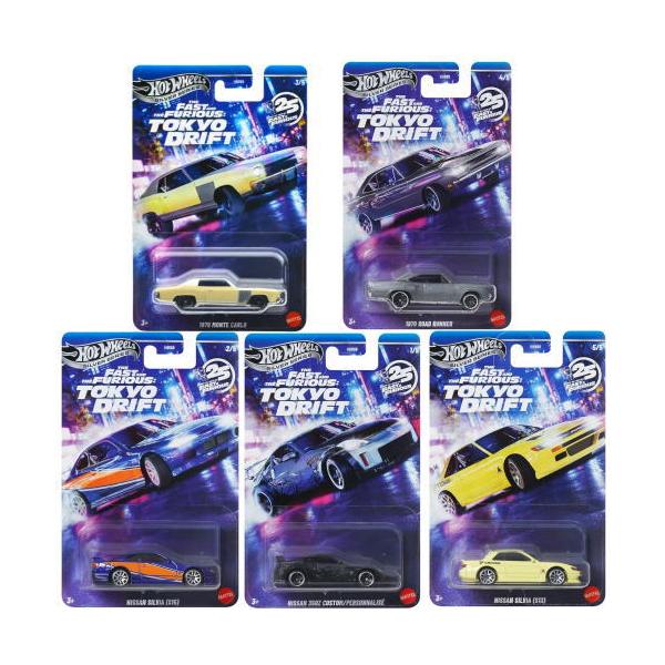 こちらの製品は【5台セット】での販売となります。●セット内容日産350Zカスタム日産シルビアS151970 ロードランナー日産シルビアS131970 モンテカルロ対象年齢3歳以上