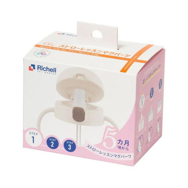 ●「リッチェル トライシリーズ」専用です。 ●トライシリーズ以外には取付できません。 ※対象商品は製品カバー裏の番号、またはHPをご確認ください。 ※ストローは、「トライ 保冷ストローマグ」用の長さとなっています。「トライ ストローレッスン...