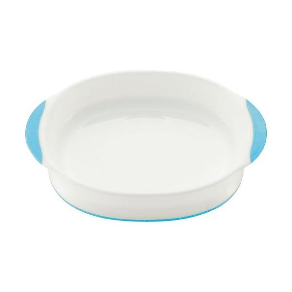「自分で! 」の気持ちをサポートする食器「ND離乳食プレート」は、すべりにくくやわらかい素材、エラストマーを採用した、お子様に初めて持たせるのに最適な食器です。電子レンジOK、対象月齢:8カ月頃から。すくいやすく、こぼれにくいすそ広がりの脚...