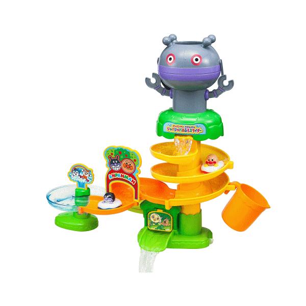 おふろの時間がわくわく!楽しくなっちゃう遊びがいっぱい!●コップでだだんだんにお湯を注ぐと、だだんだんがタンクになってスライダーにお湯が流れ始めます。コップでお湯を注ぐ楽しさを実感!だだんだんの手が動くギミックを採用!お湯を注ぐと手が動きま...