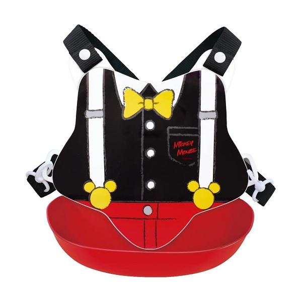 お食事タイムが楽しくなるミッキーマウスのお食事用エプロンポケット付きで食べこぼしをキャッチバッククロスタイプで動いてもずれにくい長さ調節可能なベルトで、成長に合わせて使えるプレゼントにもおすすめ産国 日本製 材質:エプロン本体・ポケット/ポ...