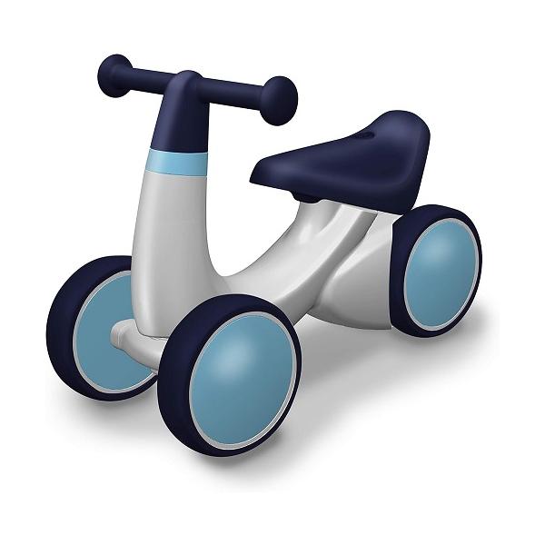 こちらの商品は【大型商品】のためラッピング不可です。ご依頼いただいても承れません。3輪車のように見えて4輪なので1歳から安心して使える。子供の成長に合わせて、サドルの高さを高くして長い期間遊べます。樹脂製であたたかみのある丸みを帯びたデザイ...