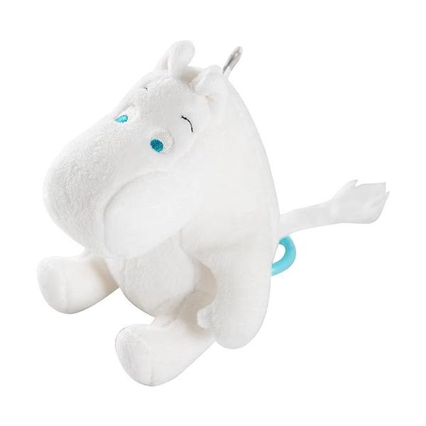 思わず引っ張りたくなる仕掛け水色のリングを引っ張ると「ブラームスの子守唄」が流れます。お外でもムーミンと一緒カニ爪クリップがついているので、かわいいムーミンと一緒にお出かけできます。ぬいぐるみとしても使える！お子さんが大きくなったら、オルゴ...