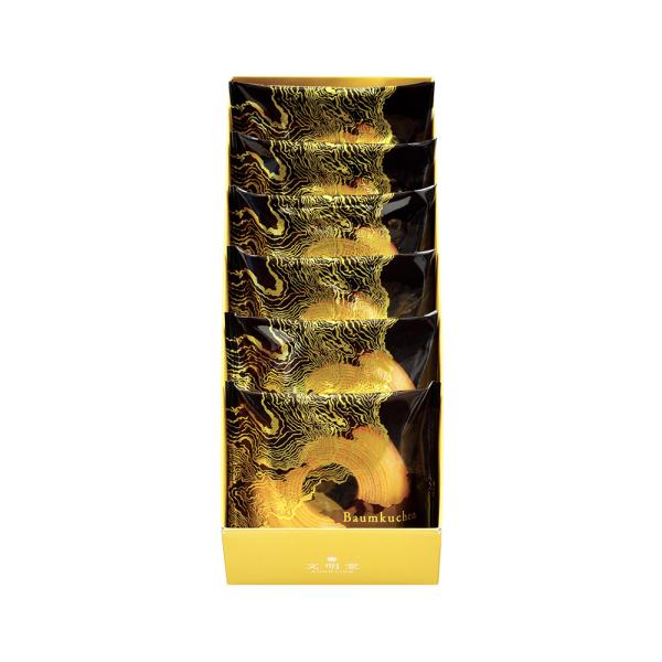 ◆商品説明[メーカー]文明堂[内容量]バームクーヘン 6個[原材料]鶏卵(国産)、砂糖、バター、小麦粉、コーンスターチ、アーモンドパウダー、水飴、洋酒、還元水飴、あんずジャム、食塩/膨張剤、香料、酸味料、ゲル化剤(ペクチン:りんご由来)[保...