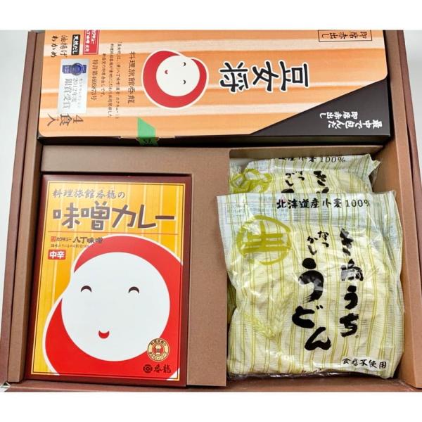 ◆商品説明[メーカー]呑龍[原産国]日本[宅配区分]常温[原材料]豆女将「豆腐」：豆みそ〔大豆(遺伝子組換え大豆は使用していません)国内製造〕、植物油、もち米、かつお節、てんさい糖、食塩、酵母エキス、昆布(原材料の一部に小麦を含む)、油揚げ...