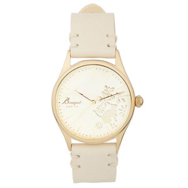 ◆商品説明[メーカー]マルゼキ[ブランド]LOV-IN Bouquet[素材]時計本体ケース、裏蓋、バックル:ステンレスベルト:イタリア製本牛革(ベジタブルタンニンなめし、国内縫製)ガラス:ミネラルガラス[防水性]日常生活防水[サイズ]縦3...