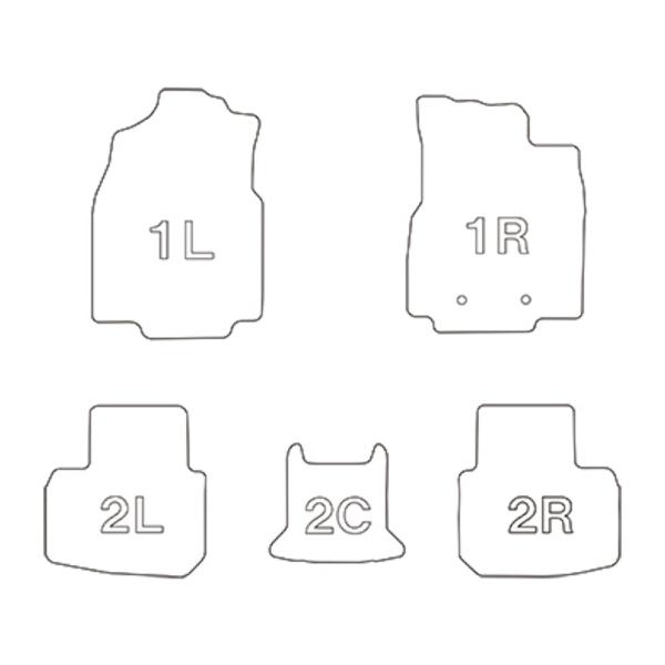 ◆商品説明[メーカー]イレブンインターナショナル[ブランド]Clazzio(クラッツィオ)[年式]R2(2020)/6〜[定員]4人[型式]LA900S[パーツ点数]1列目：2点2列目：3点3列目：-マット固定フック：×[固定方法]純正フッ...