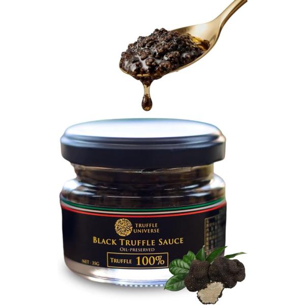 ◆商品説明[メーカー]Truffle Universe[原材料]黒トリュフ、食用オリーブ油、岩塩、調味料(アミノ酸等)、香料※香りを引き立たせるため香料を使用しています[内容量]35g[保存方法]直射日光を避け冷暗所にて保存※開封後は必ず冷...