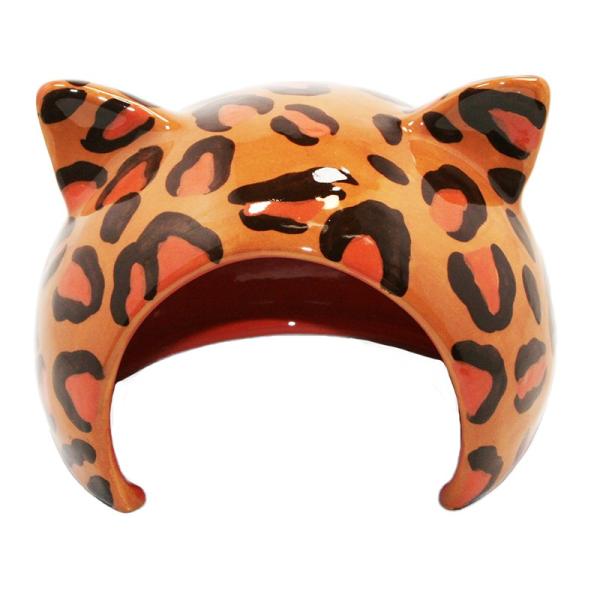 ゴールデンハムスターやデグーにピッタリサイズの陶器製ハウス。【サイズ】幅約１２ｃｍ　奥行き約１０ｃｍ　高さ約９．５ｃｍ（耳部分含む）※すべて手作りで作っておりますので商品によってサイズや色に若干ばらつきがございますのでご了承ください。【主な...