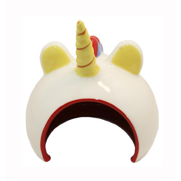 ゴールデンハムスターやデグーにピッタリサイズの陶器製ハウス。【サイズ】幅約１２ｃｍ　奥行き約１２ｃｍ（たてがみ含む）　高さ約１３ｃｍ（つの含む）※すべて手作りで作っておりますので商品によってサイズや色に若干ばらつきがございますのでご了承くだ...