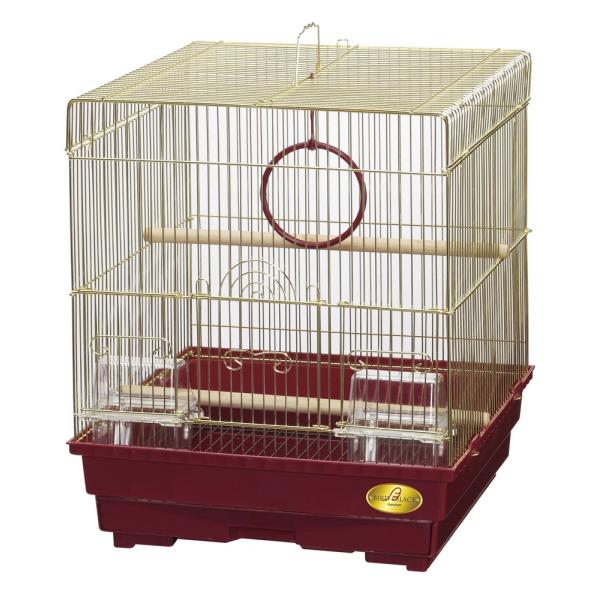 引き出し付き底トレイでおそうじラクラク！エサ入れ・水入れ・止まり木・ブランコ付きのオールインワンのセットです。道具いらずで組み立ても簡単です。【サイズ】W370×D400×H435mm【販売元】マルカン　大阪府大阪市