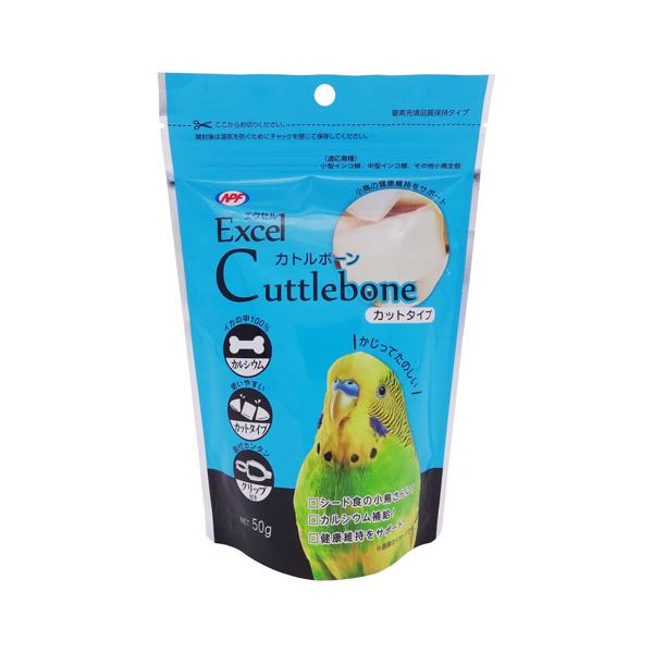 ●シード食を主食とする小鳥のための栄養補助食です。●天然のカルシウムが豊富なイカの甲を乾燥し、小さめサイズにカットしました。カットタイプだから与えやすく衛生的。●かじることでストレスの解消にも！取付カンタン！●袋にチャック付き！便利なクリッ...