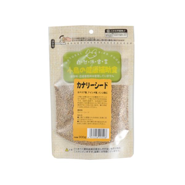 小鳥に必要な全ての栄養素がバランスよく含まれ、小鳥たちが大好きな飼料です。食欲がなく、元気のない時や、巣引き前には特にお与えください。【対象動物】小鳥全般【原材料】カナリーシード【内容量】300g【原産国】カナダ【賞味期限】パッケージに記載...