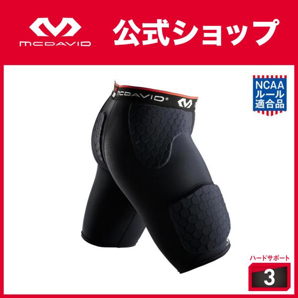 爆買 McDavid マクダビッド HEX サッドショーツDD M737DD コンプレッションショーツ 衝撃吸収パッド付き インナーパンツ プロテクションウェア 高耐久素材 伸縮素材 通気性 快適フィット 吸汗速乾 軽量設計 フラットシーム...